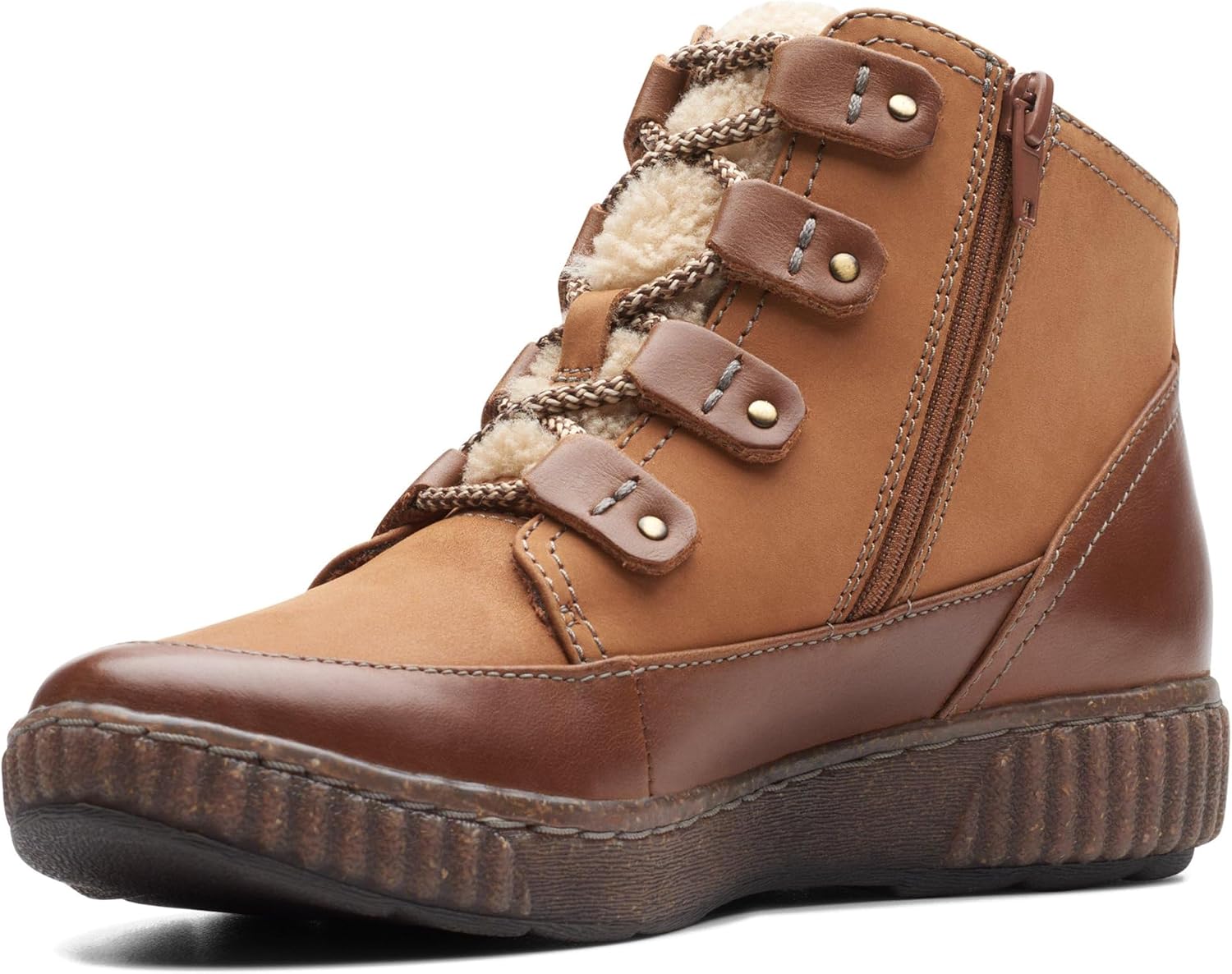 Amazon.com | Clarks Unisex Magnolia Moon Sneaker, Dark Tan, 0 US Women ...