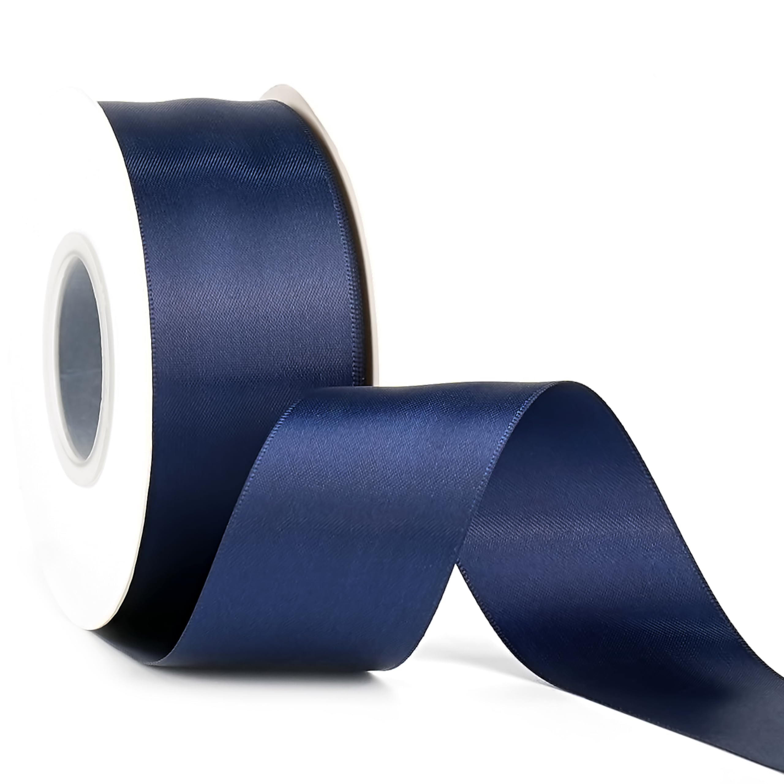Amazon.com: MAYREEL 1.5 Inch Navy Blue Satin Ribbon Dark Blue Ribbon ...