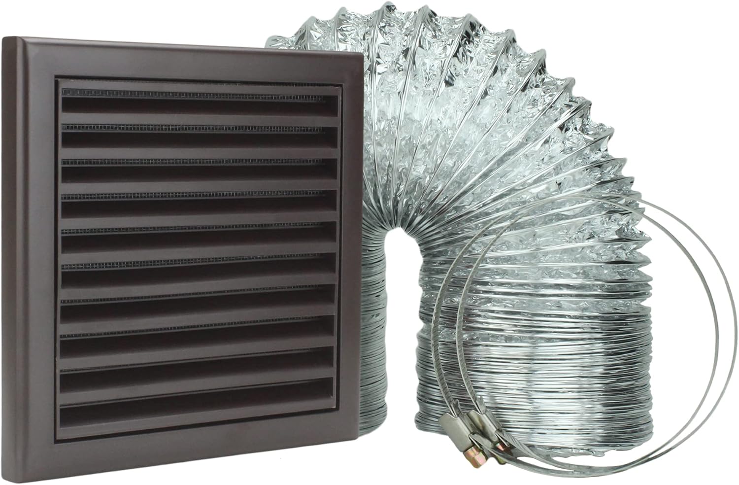 VENTS Cooker Hood Duct Vent Kit, 150mm (6-inch) Diameter. Brown ...