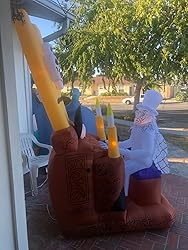 Amazon.com: 7 Ft Haunted Mansion Airblown Inflatable Animated Organ ...