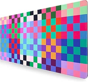 Amazon.com: KAROMUS Checkered Desk Mat,XXL Large Computer Gaming Mouse ...