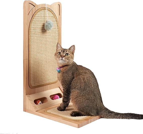 Amazon.com : INRLKIT L Shaped Cat Scratcher - Sisal Cat Scratch Pad ...