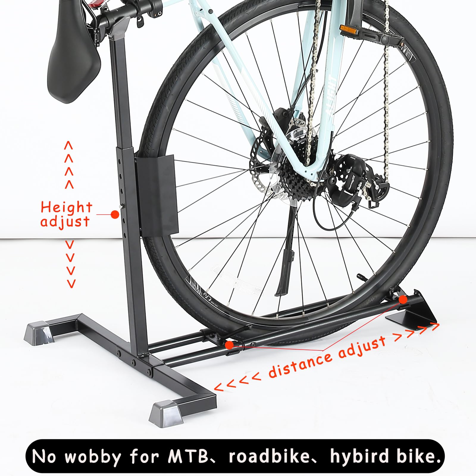 Snapklik.com : Bike Stand For Vertical Bike Storage,Upright Bicycle ...
