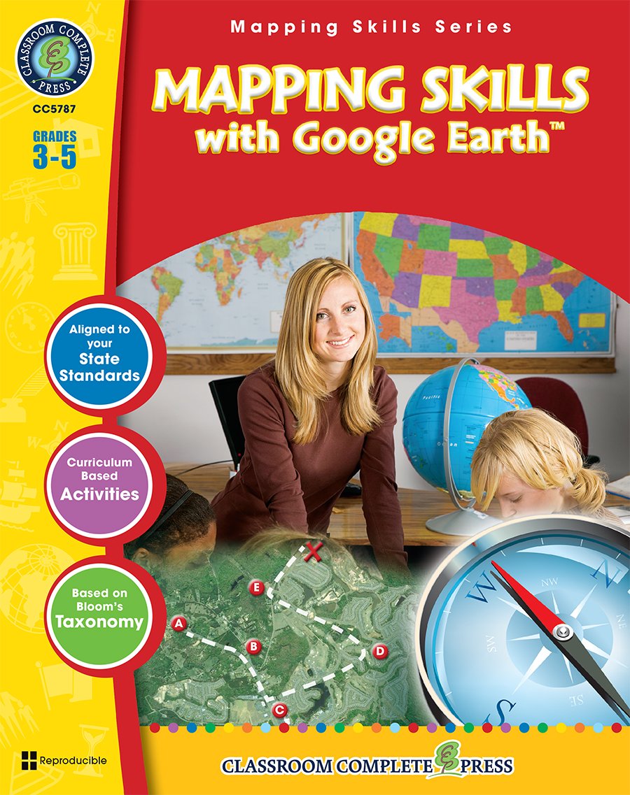 Amazon.com: Mapping Skills with Google Earth Gr. 3-5 - Classroom ...