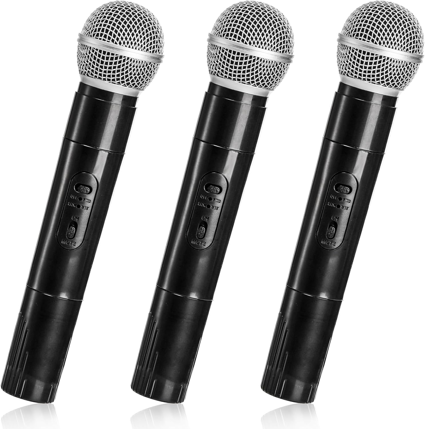 Amazon.com: 16 Pack Fake Toy Microphones Set, Plastic Microphone Props ...