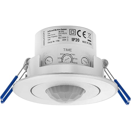 SEBSON PIR Sensor Ceiling Indoor 360°, Surface or Flush mounted ...