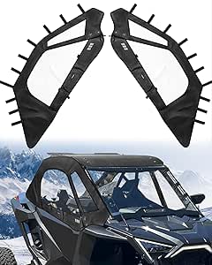 Amazon.com: StarknightMT RZR PRO XP Soft Upper Doors, 3rd Gen Upgraded ...