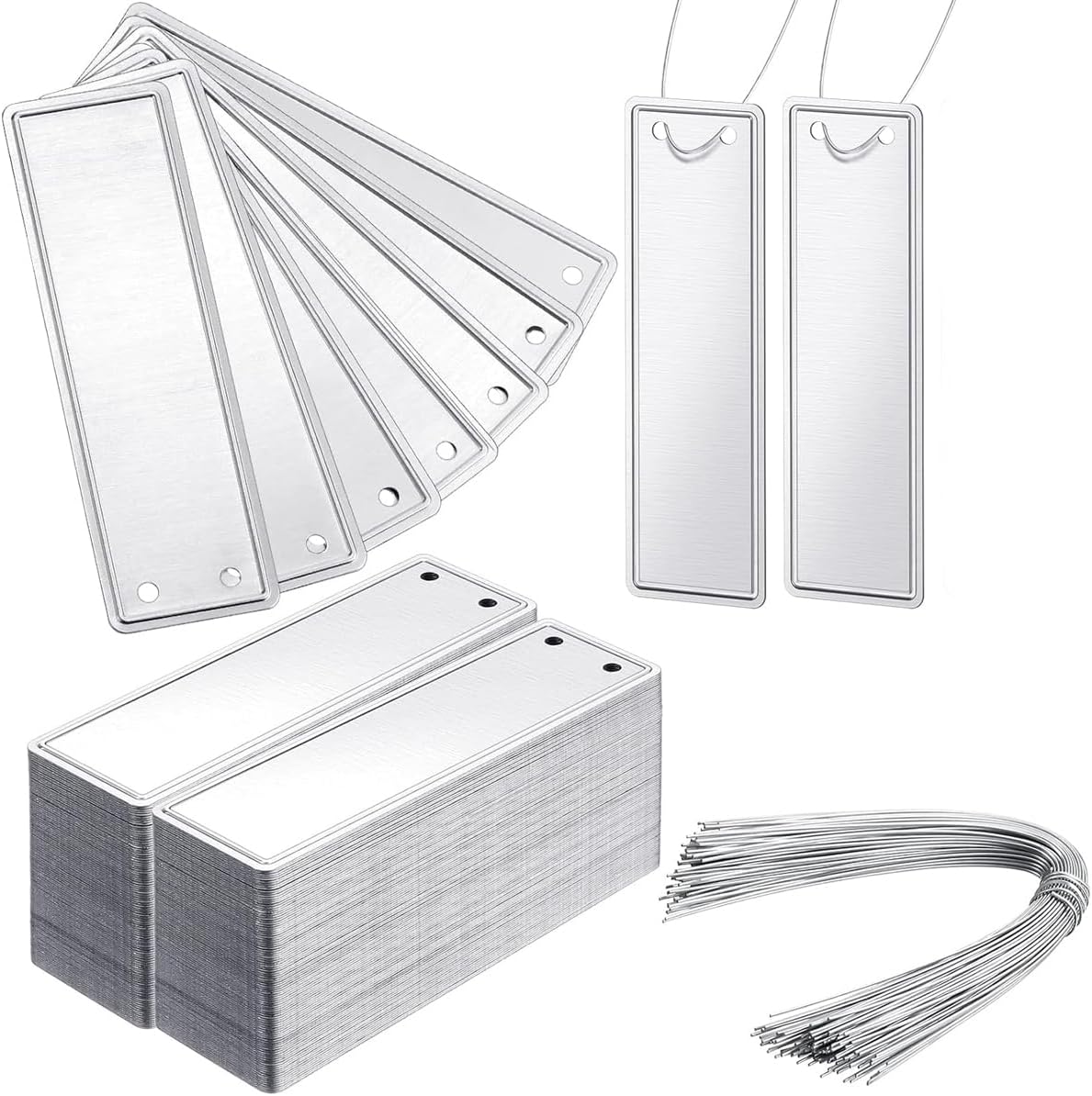 Amazon.com: EGNic 100 Pcs Aluminum Plant Labels, Metal Plant Tree Tags ...