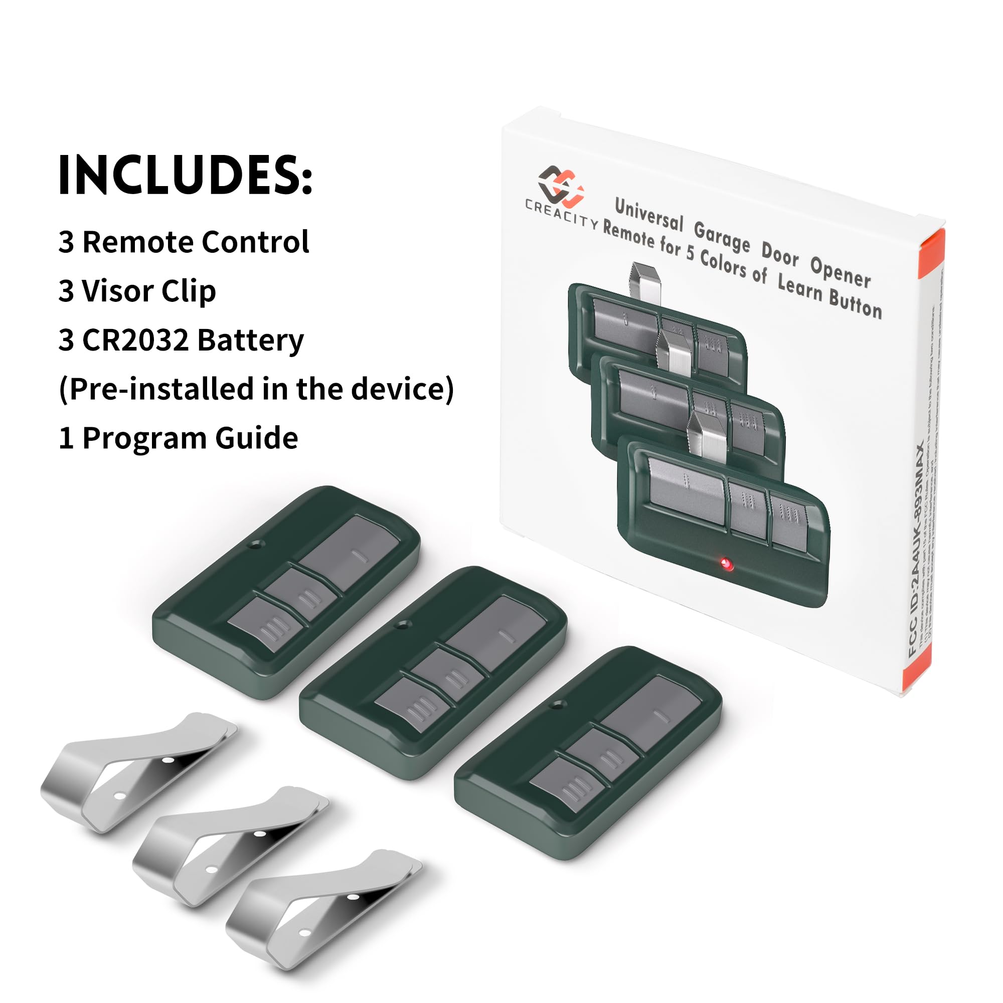 Snapklik.com : 3 For Chamberlain LiftMaster Craftsman Garage Door ...