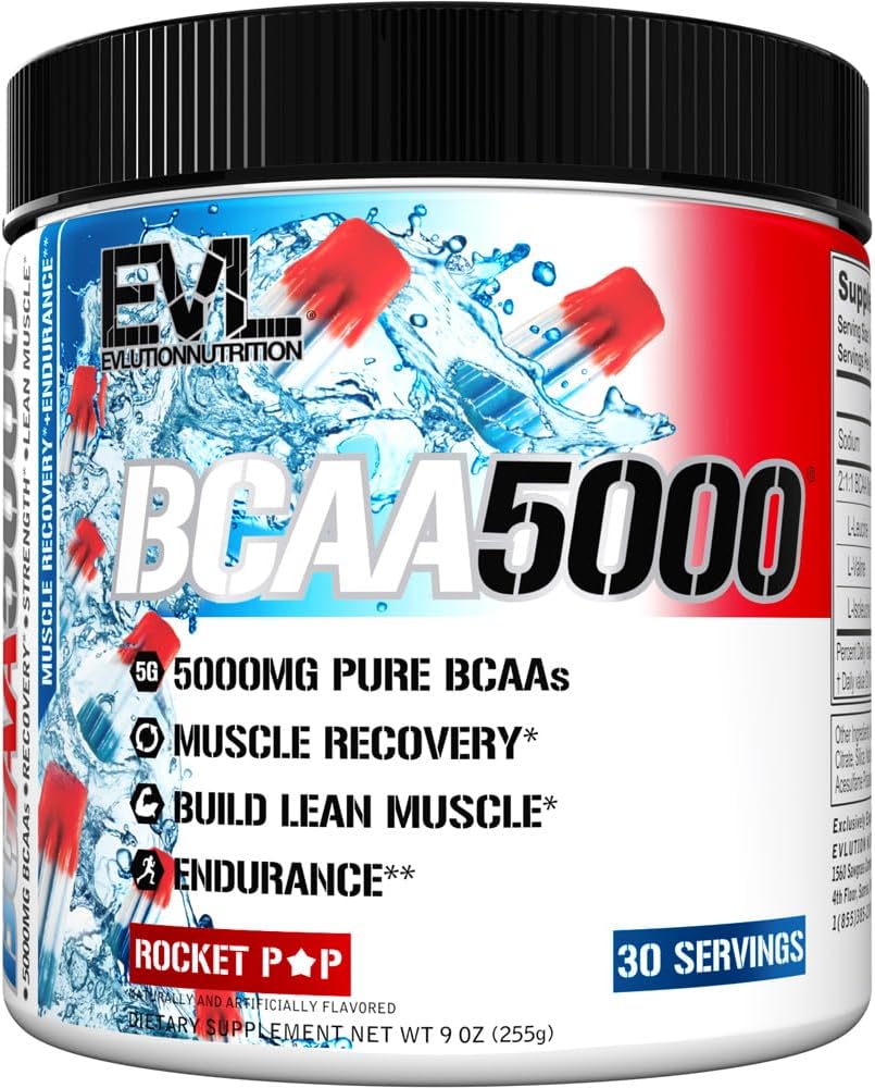 Amazon.com: Evlution EVL BCAAs Amino Acids Powder - BCAA Powder Post ...