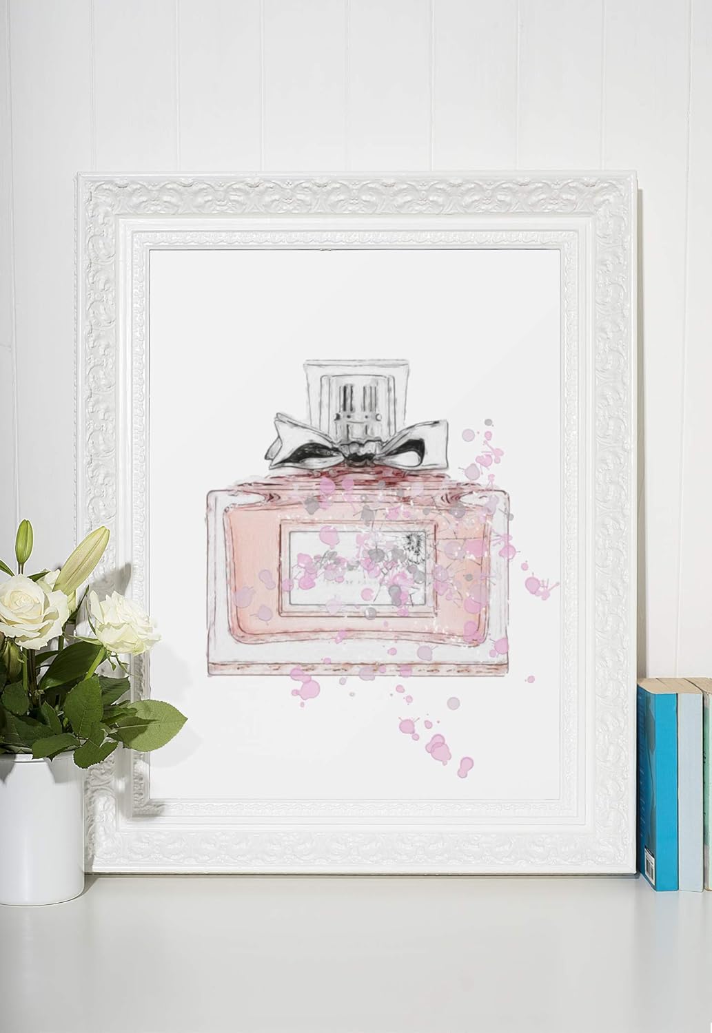 Perfume Bottle Poster | Room Decor | Wall Art Print | Gift Idea | A4 ...