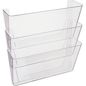 Deflecto A4 Linking Wall File Pocket - Clear (Pack of 3): Amazon.co.uk ...