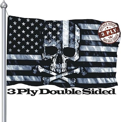 Amazon.com : tnpun Blackbeard Flag Edward Teach Flags 3x5 Outdoor ...