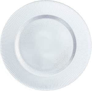 Amazon.com: Quid Deko Stripe – Presentation Plate, 34 cm Chocolate ...