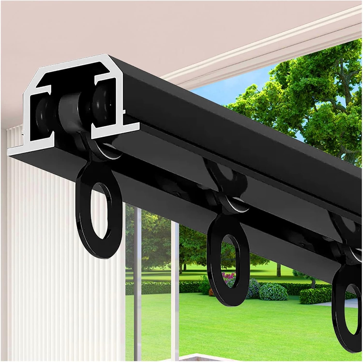 Room Divider Ceiling Track Hospital Aluminum Alloy Invisible Sliding ...