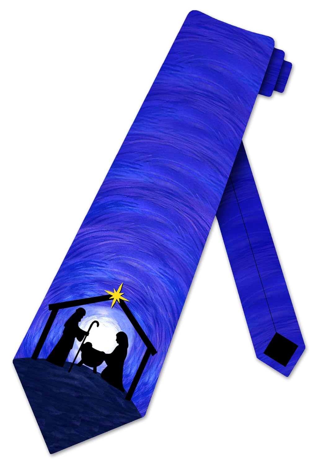 Buy Nativity Ties Mens Religious Christmas Manger Neck Ties by Three ...