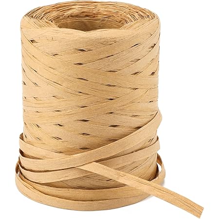 Amazon.com: Raffia Ribbon for Gift Wrapping - Cuttte 218 Yards Raffia ...