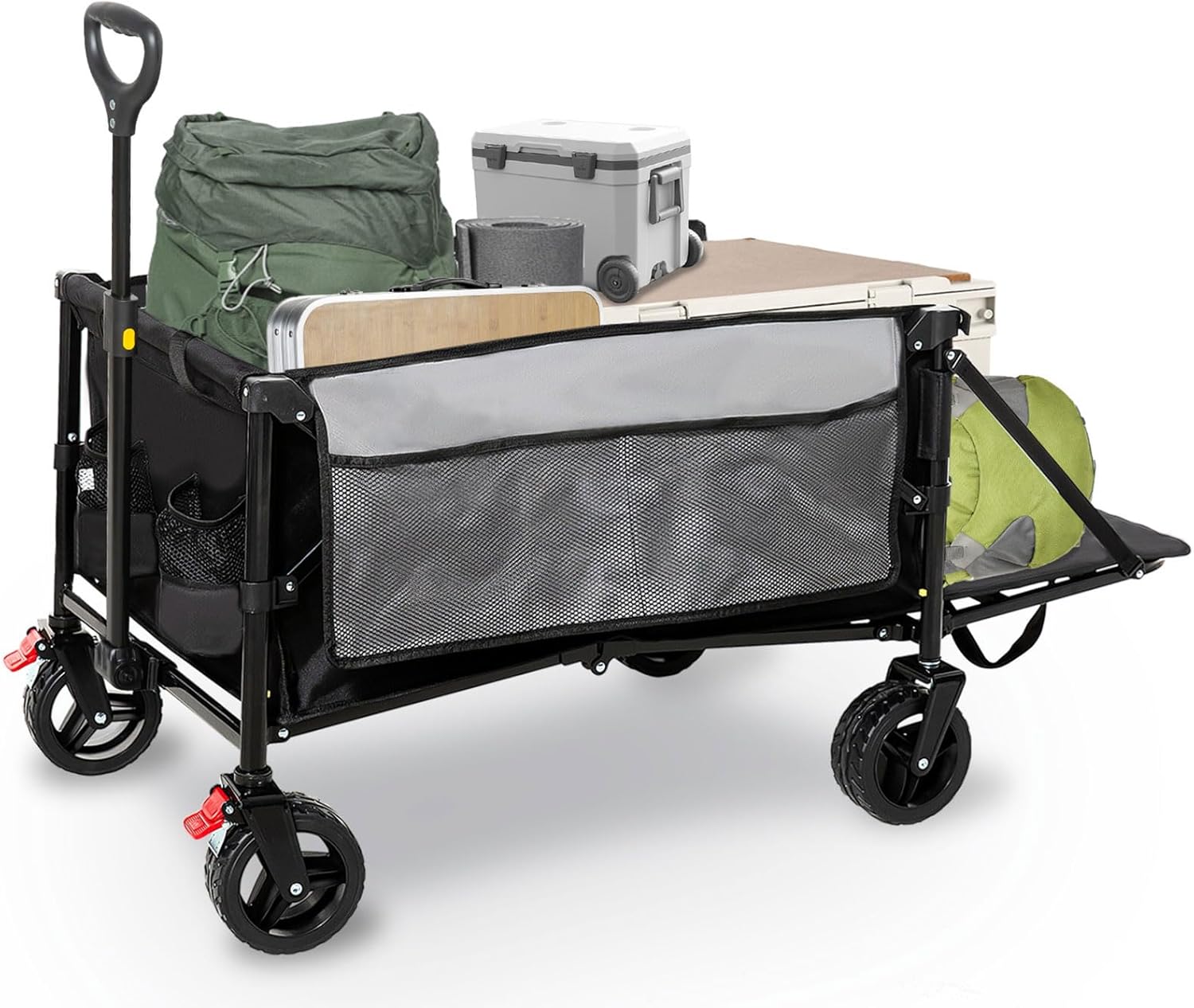 Amazon.com: Saterm Collapsible Wagon, Wagons Carts Foldable with ...