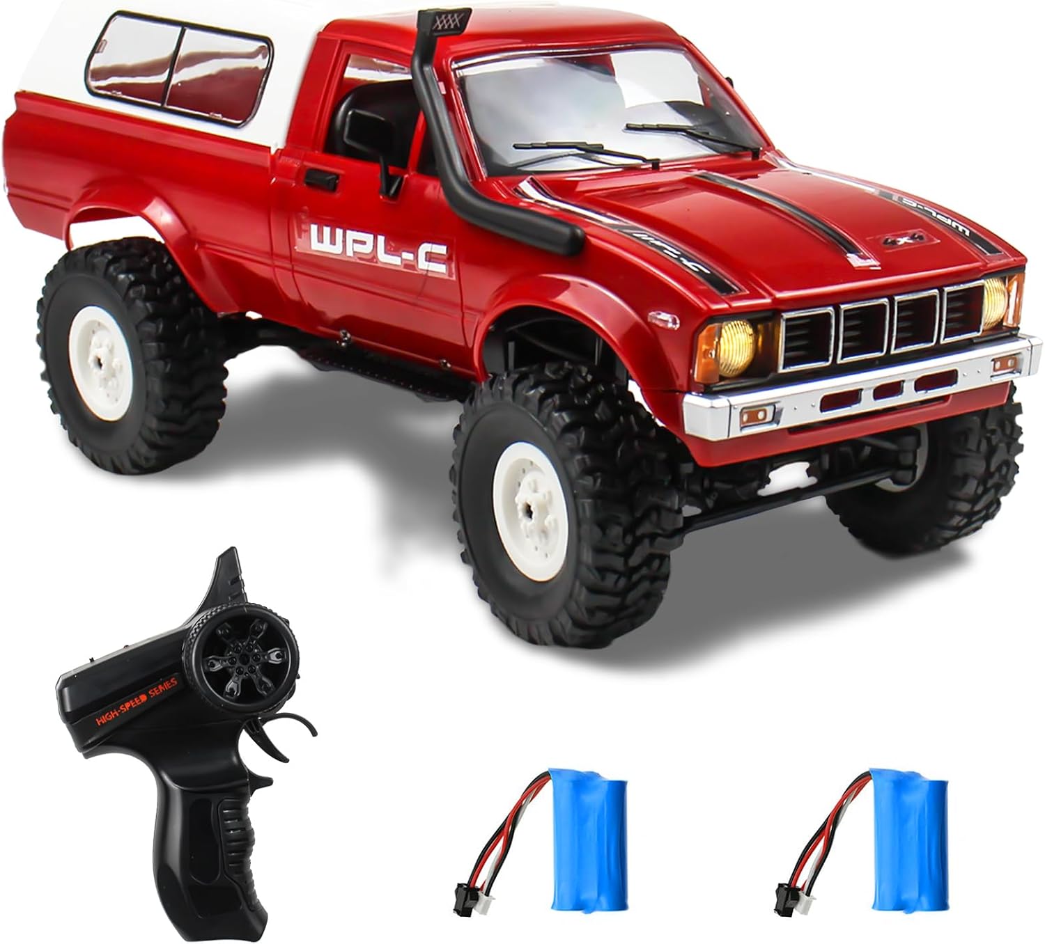Amazon.com: Losbenco RC Crawler 1/16 Scale RC Rock Crawler, WPL C24 All ...