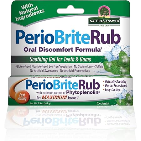 Amazon.com : Natures Answer Periorub Topical Rub, 0.5 oz Dentist ...