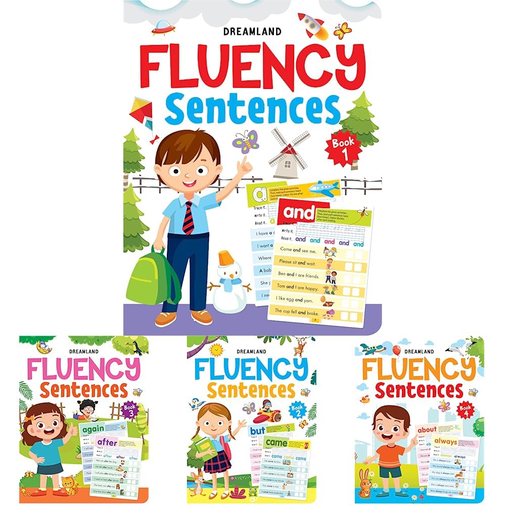 Fluency Sentenses Books (Set of 4 Books) : Amazon.in: Books