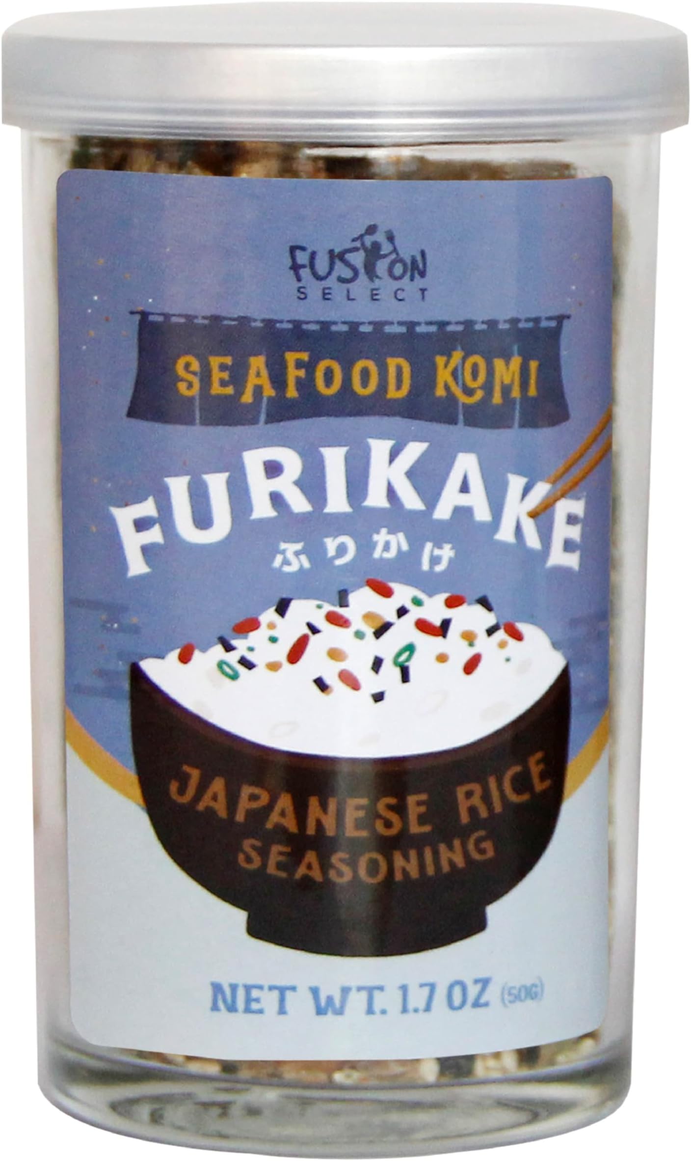 Amazon.com : Fusion Select Furikake Rice Seasoning - Seafood Komi ...