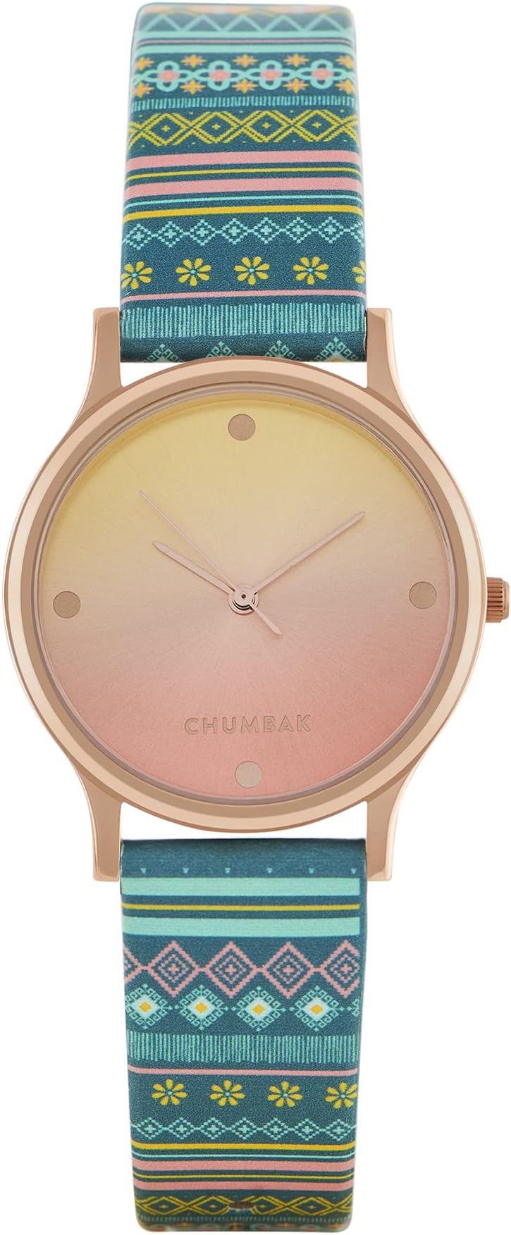 TEAL BY CHUMBAK Round Dial Analog Hand Watch for Women | Wrist Watch ...