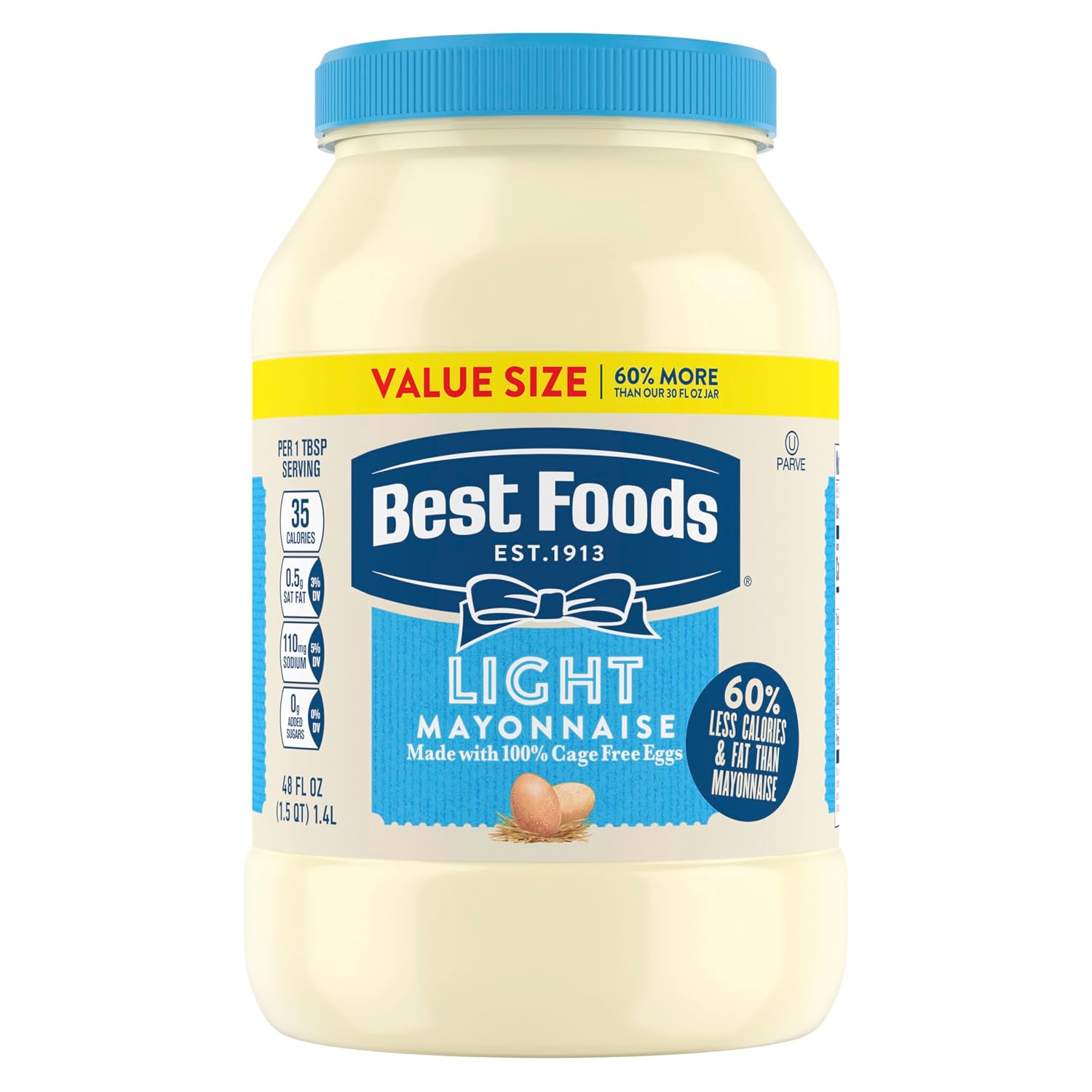 Amazon.com : Best Foods Creamy Light Mayonnaise Light Mayo Made with ...