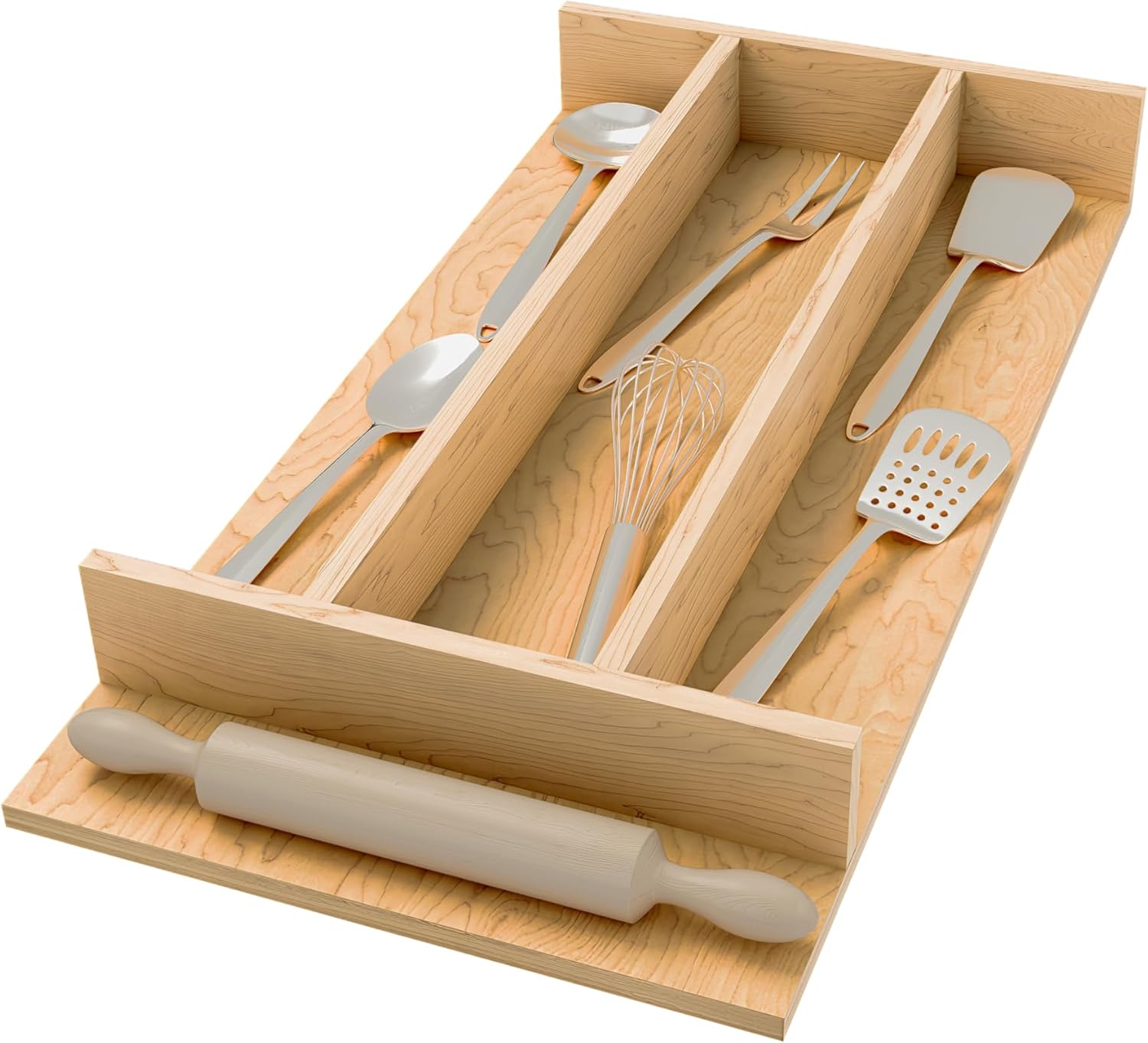 Amazon.com: Rev-A-Shelf Natural Maple Right Size Utensil Insert Home ...