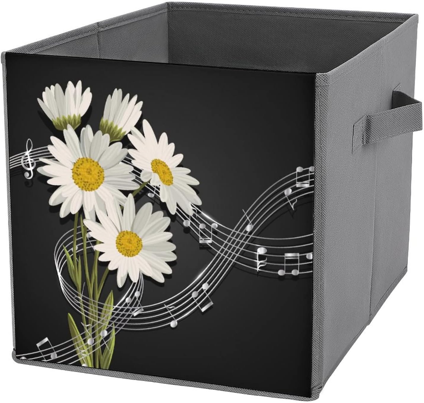 Amazon.com: DamTma Storage Cubes Daisy Flowers Clothes Storage Bins ...