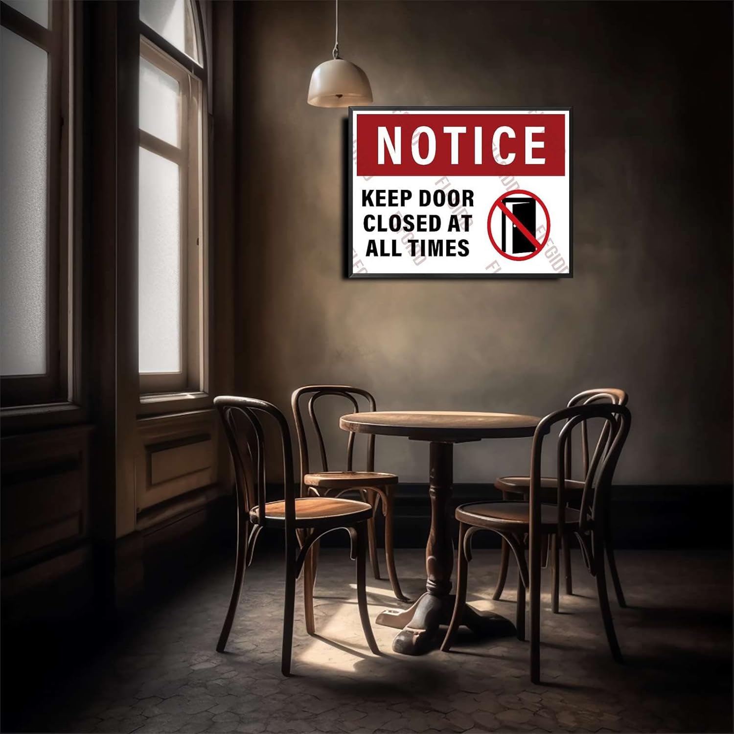 Letrero de metal para decoración de pared, con texto en inglés Keep ...