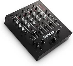 Numark M6 USB - 4-Channel DJ Mixer with Built-In Audio Interface, 3 ...