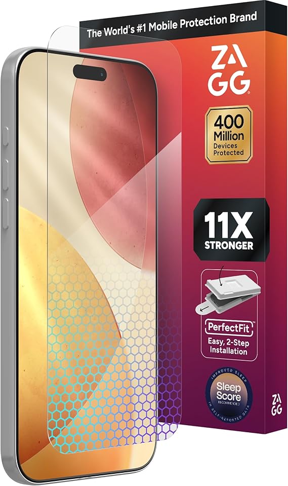 Amazon.com: ZAGG XTR5 Screen Protector for iPhone 17 Pro Max - Glass ...