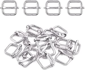 Amazon.com: Swpeet 60Pcs 1/2 Inch - 13mm Sliver Metal Rings Metal ...