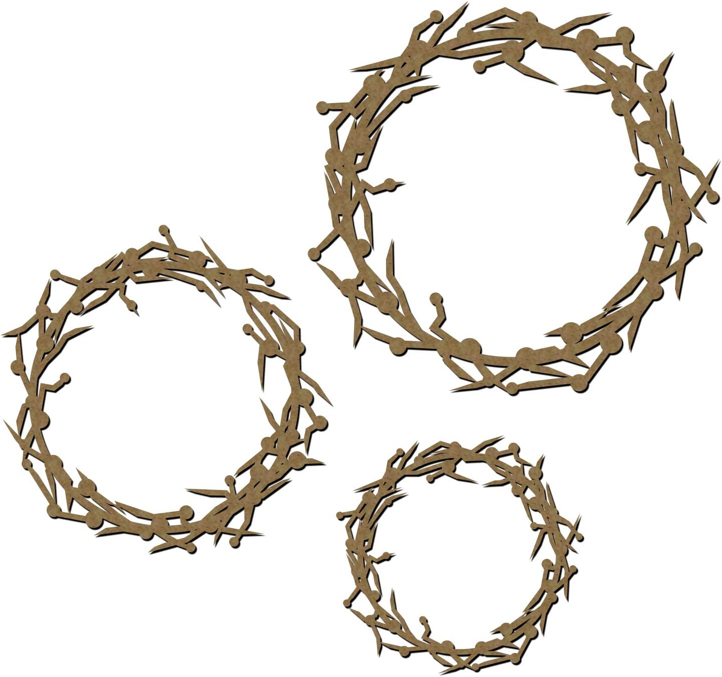 Amazon.com: Berry Thorn Frames Set #2 - Scrapbooking Laser Cut ...