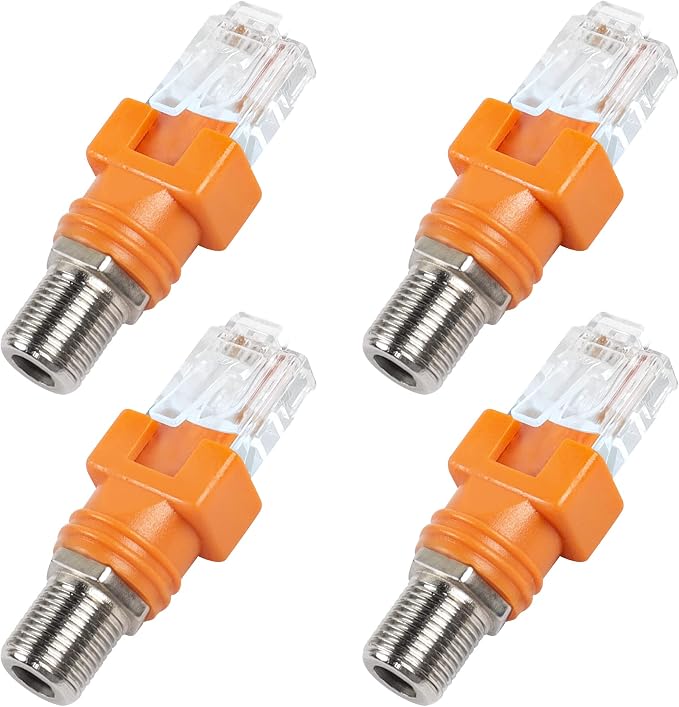 Amazon.com: MEIRIYFA RF to RJ45 Converter, Coaxial to Ethernet Adapter ...