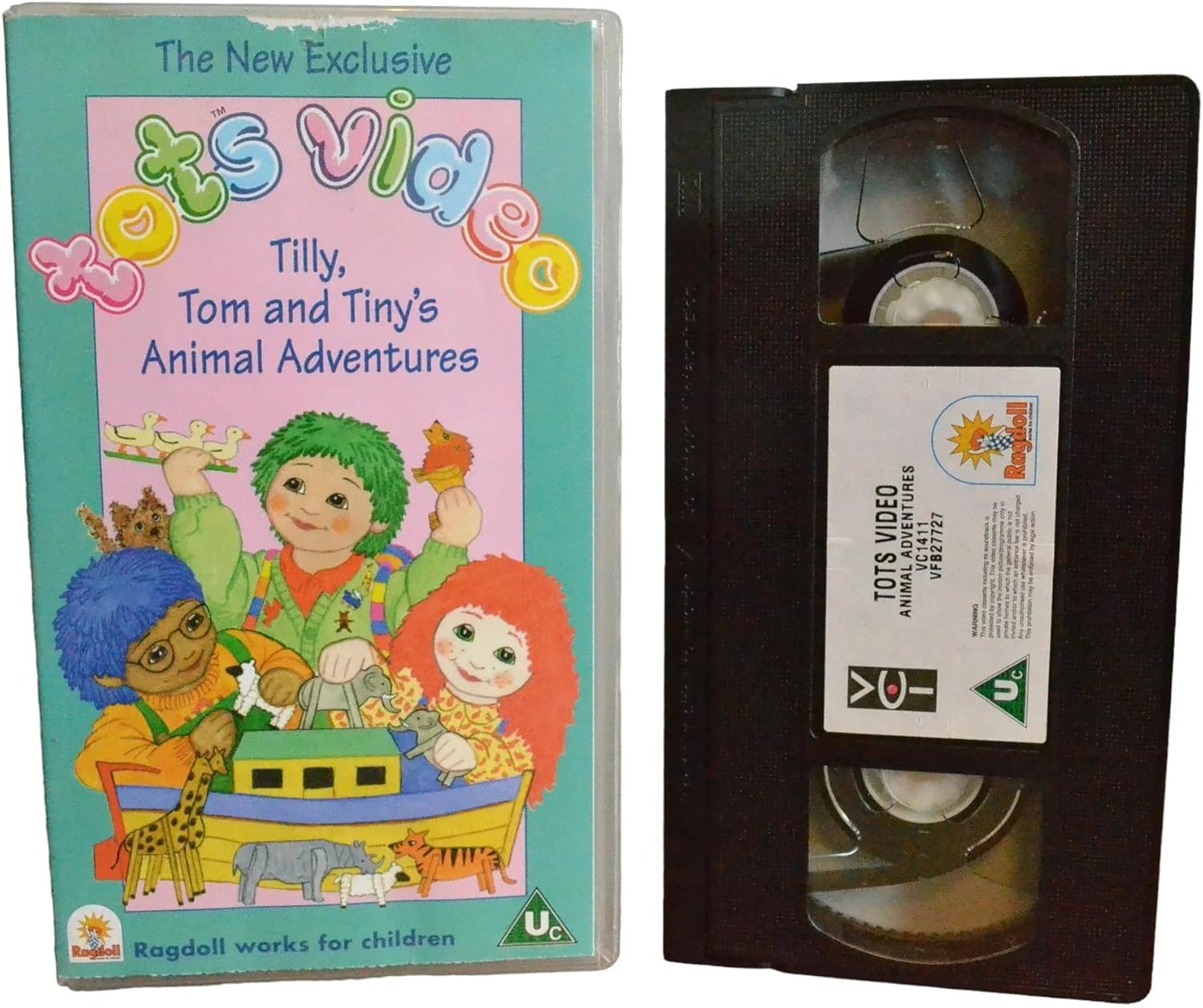 Tots Video: Animal Adventures [VHS] : Tots TV: Amazon.co.uk: DVD & Blu-ray