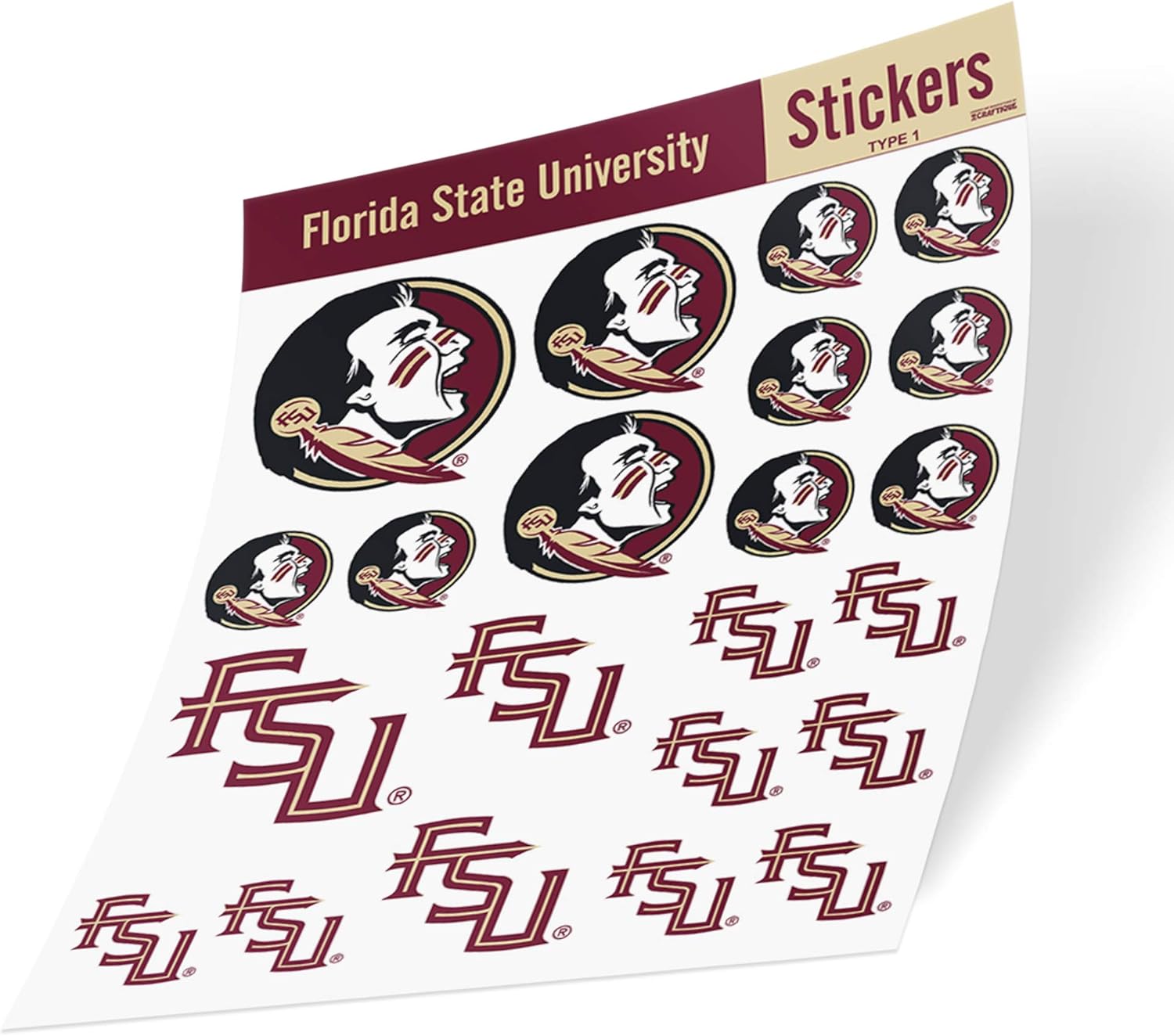 Amazon.com: Desert Cactus Florida State University Sticker Seminoles ...