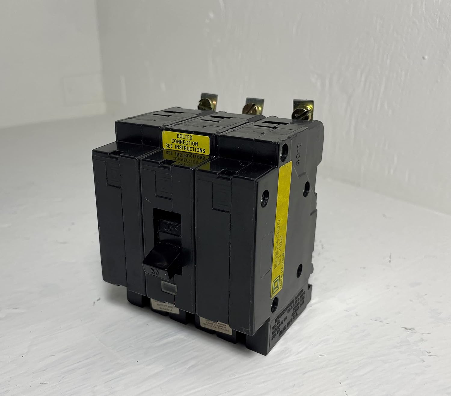 EHB34030 SQUARE D 30 AMP , 3 POLE, 480/277VAC TYPE EHB4 CIRCUIT BREAKER ...