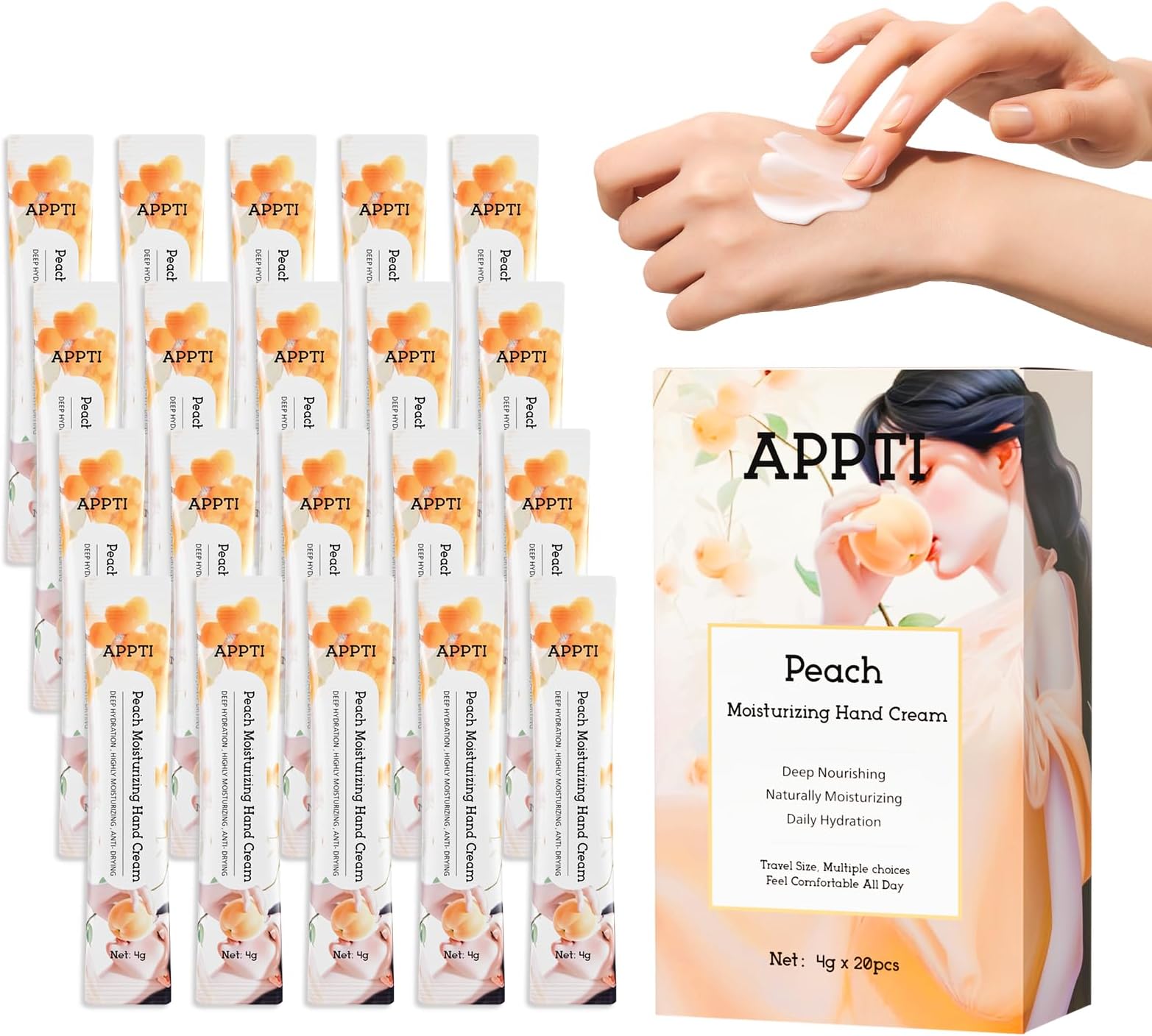 Amazon.com : CRISTALBOX 8 PACK Hand Cream Gifts Set For Women,Travel ...