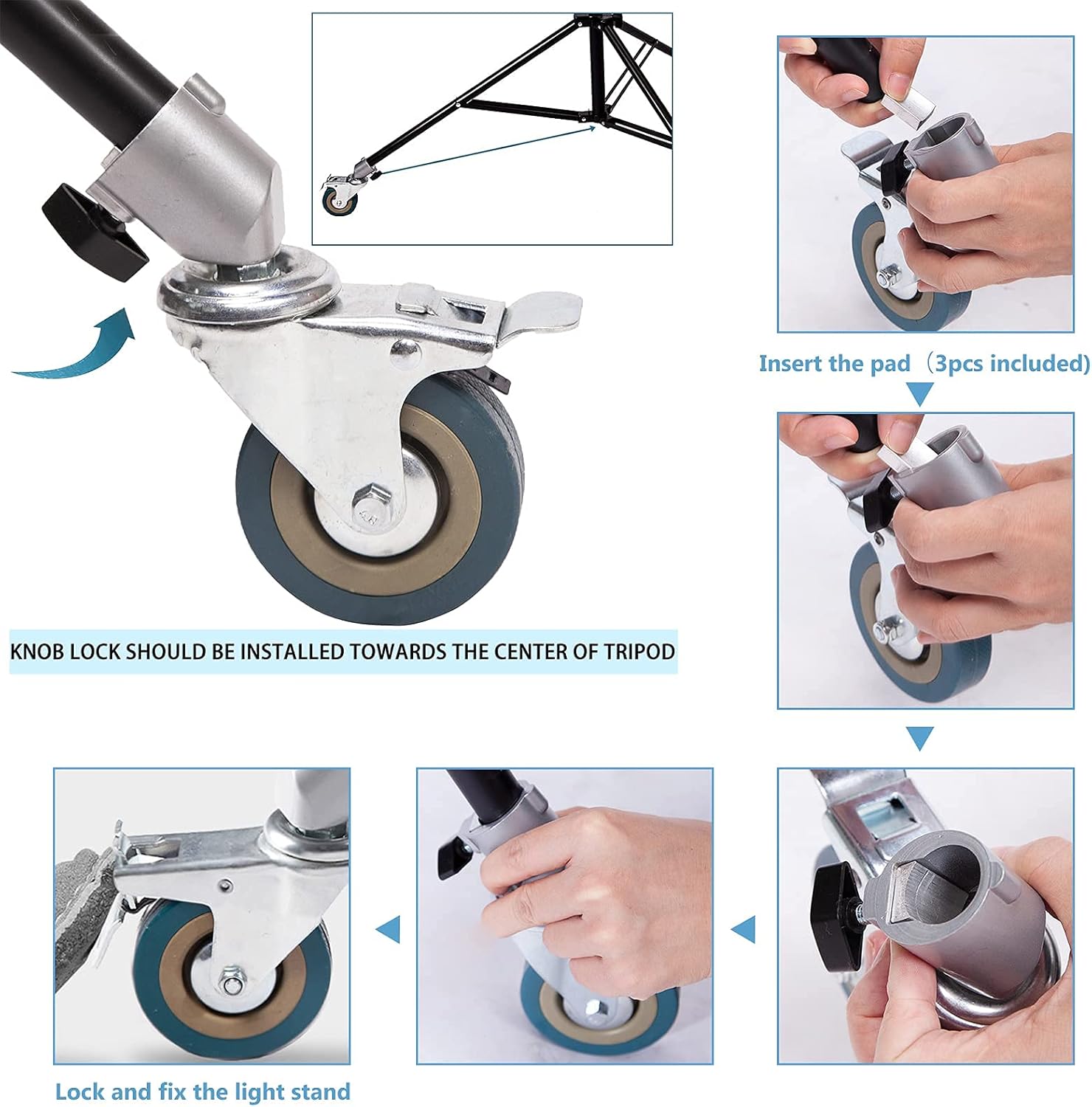 Buy Photo Studio Heavy Duty Boom Light Stand with Boom Arm, Spring ...