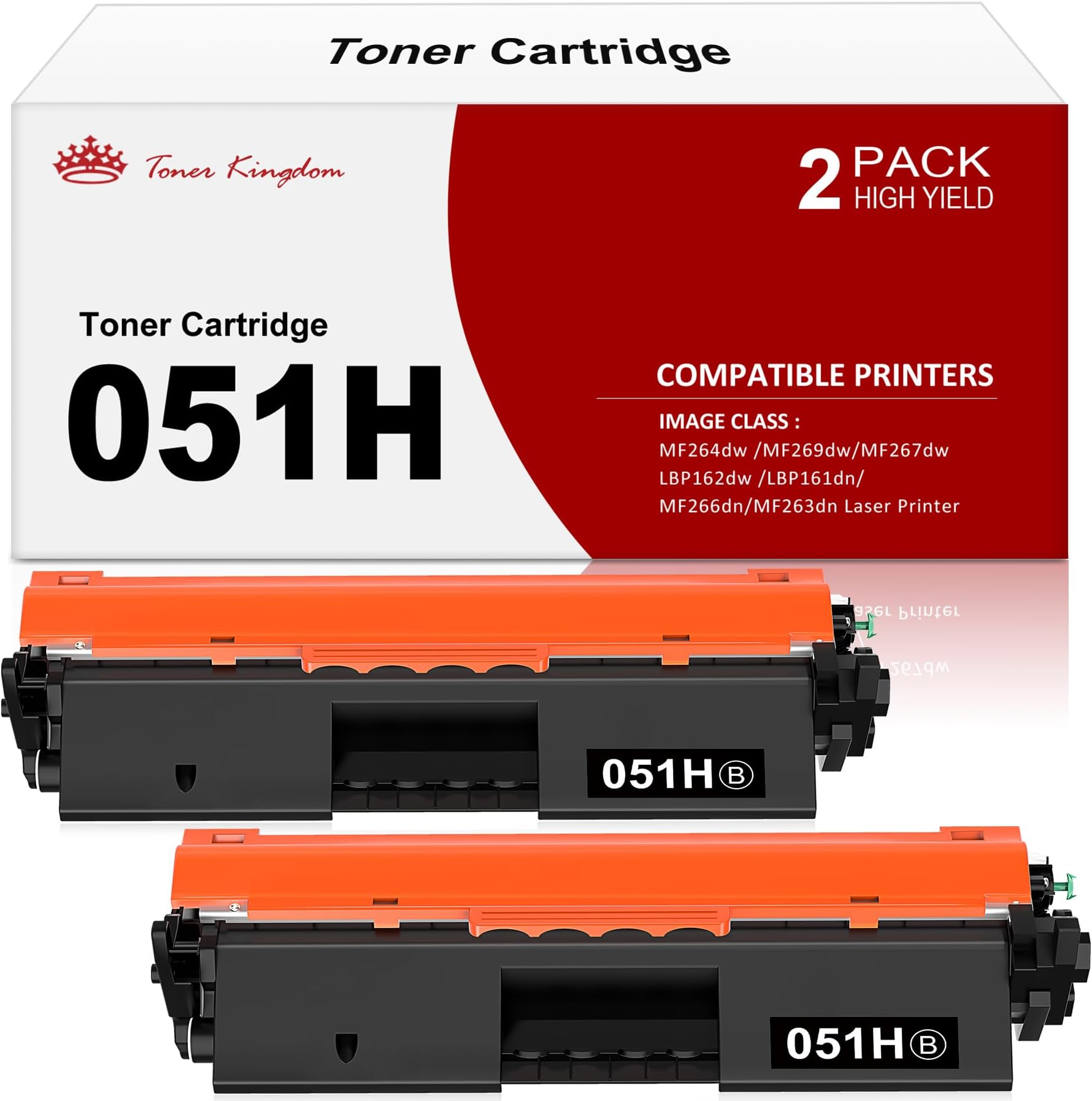 Amazon.com: MasaiMara for Canon Toner Cartridge 051H 051 Black, High ...