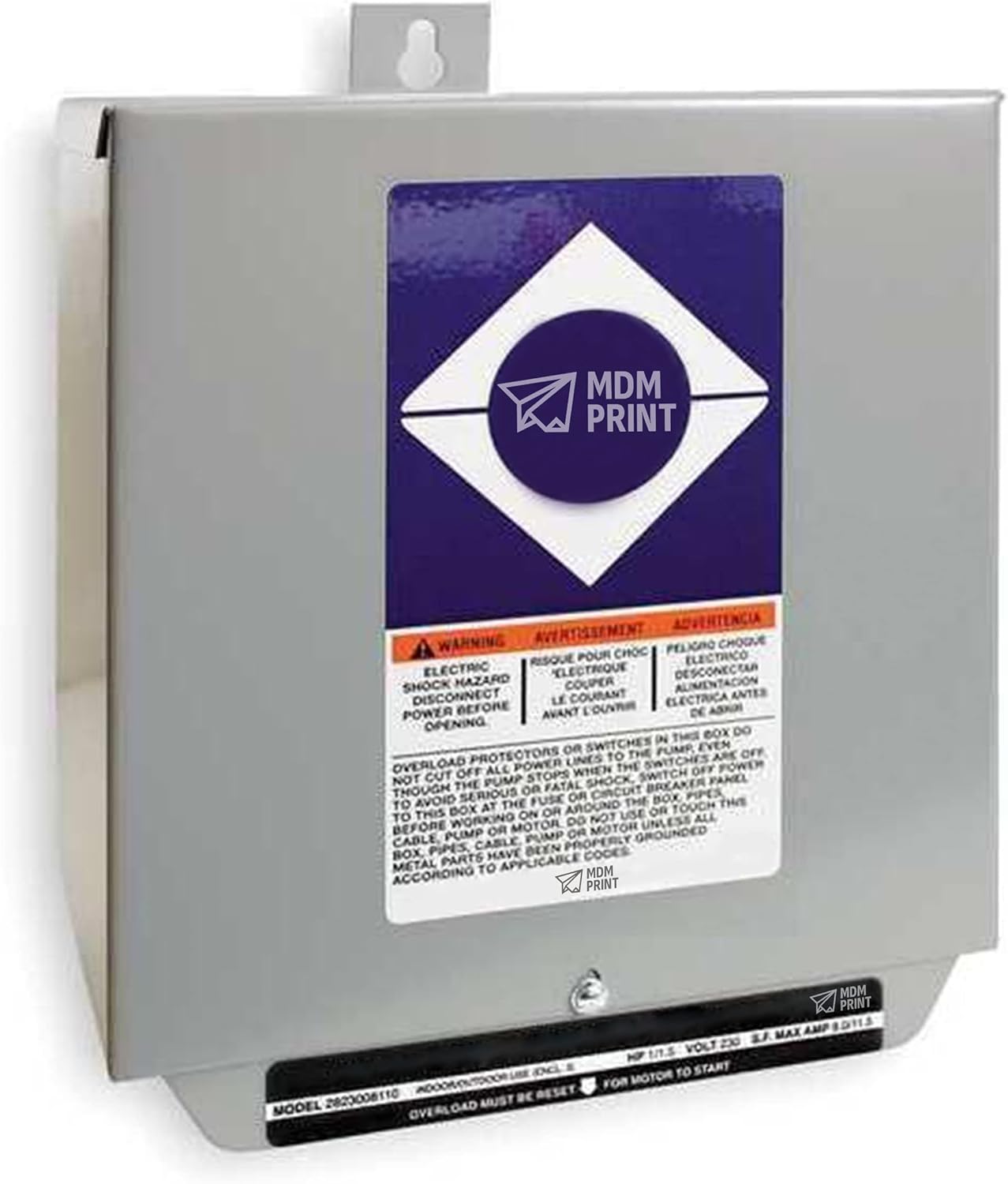 Amazon.com: Control Box, 2HP, 230V, 1Phase : Tools & Home Improvement