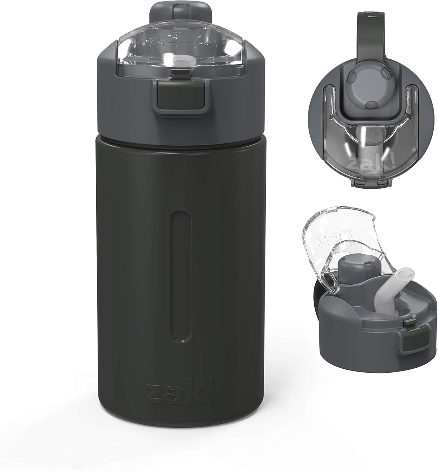 Zak Designs Genesis - Botella de agua, Carbón, 354,88ml, 1 : Amazon.com ...