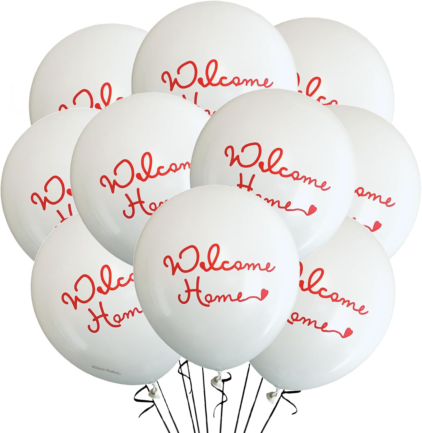 Amazon.com: 12 Count Welcome Home Balloons, Homecoming Party, New House ...