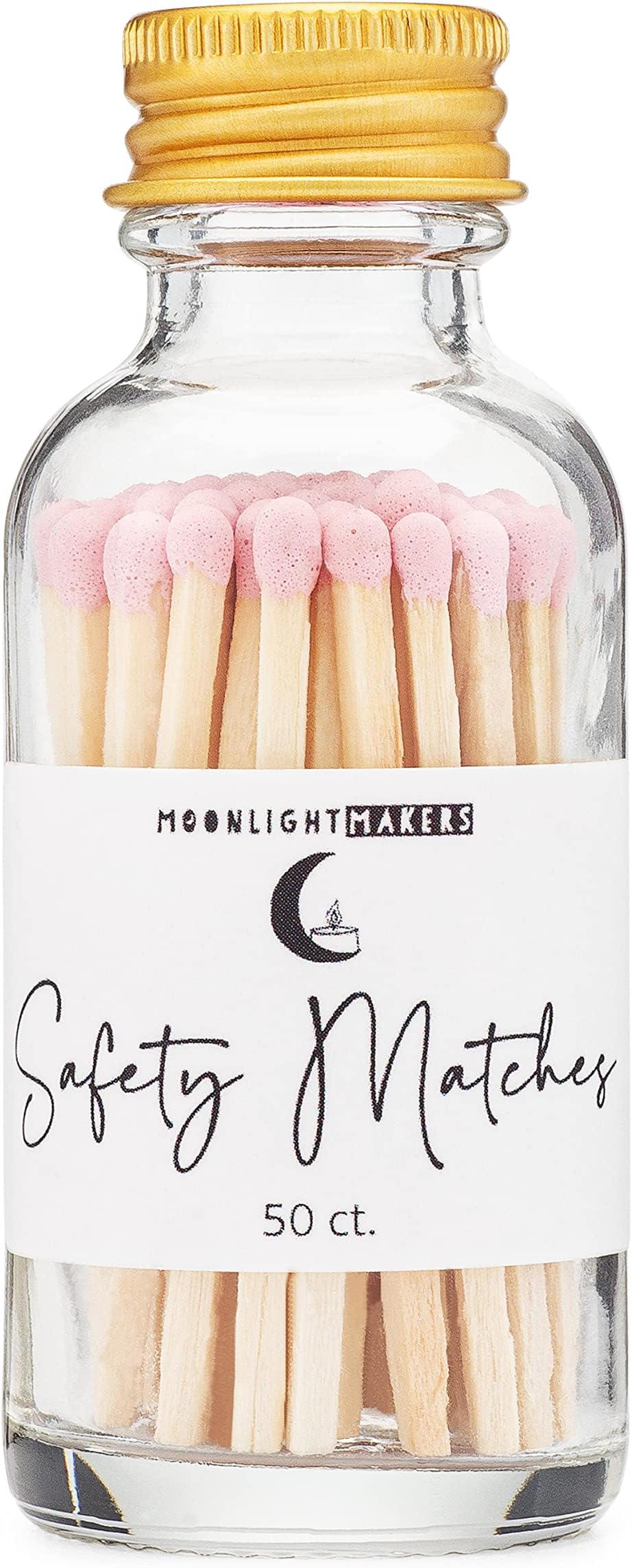 Amazon.com: Fancy Matches in Glass Bottle - 50 Matchsticks in Glass Jar ...