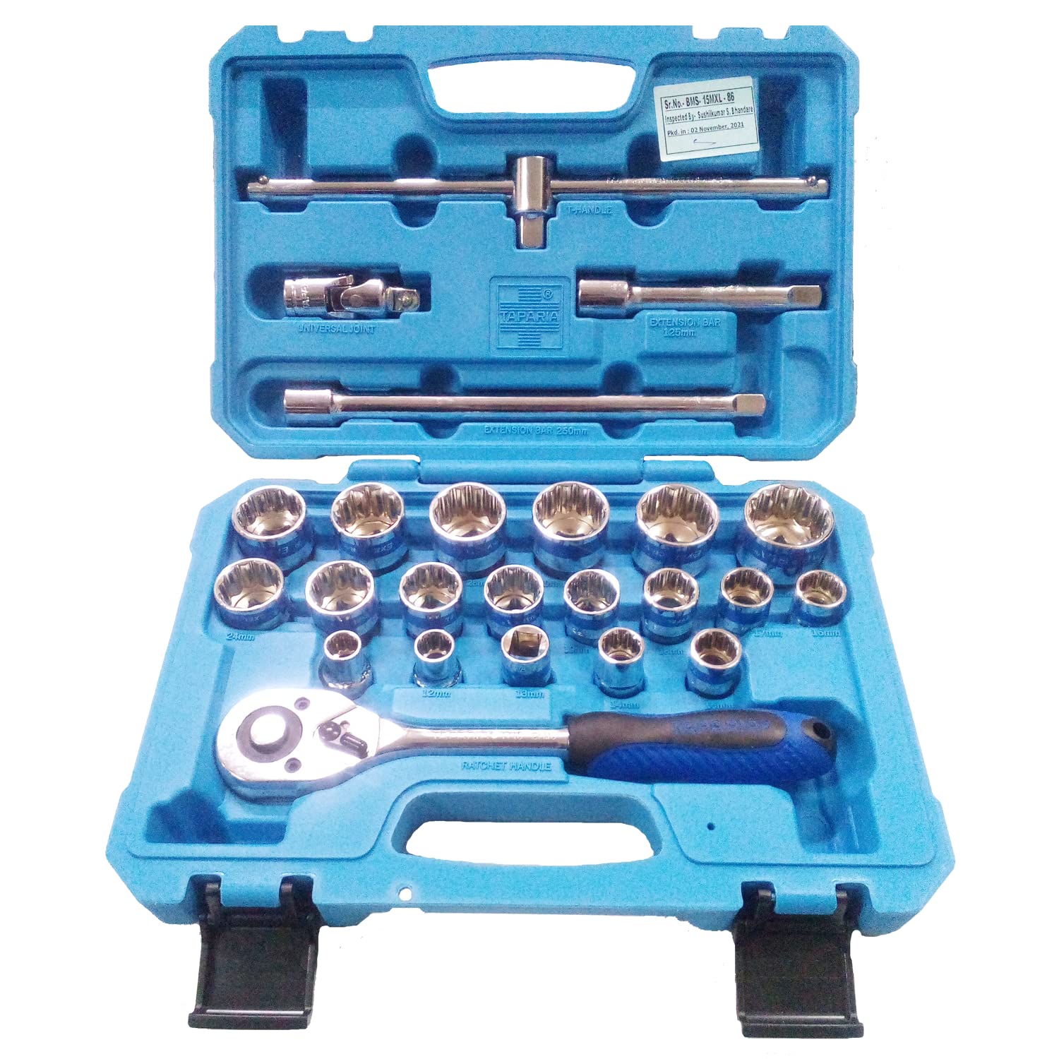 TAPARIA BMS15MXL | 1/2 SQUARE DRIVE | BI-HEXAGONAL Socket Set (Pack of ...