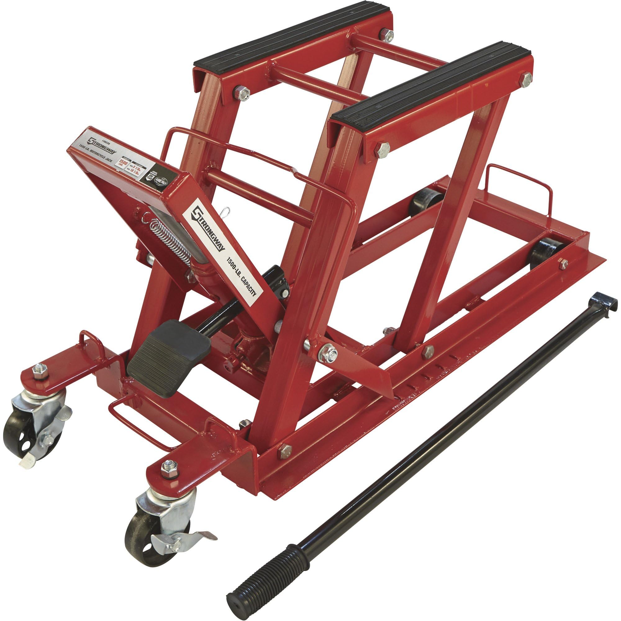 Amazon.com: Strongway 1500-Lb. Hydraulic Motorcycle Lift/Utility ...