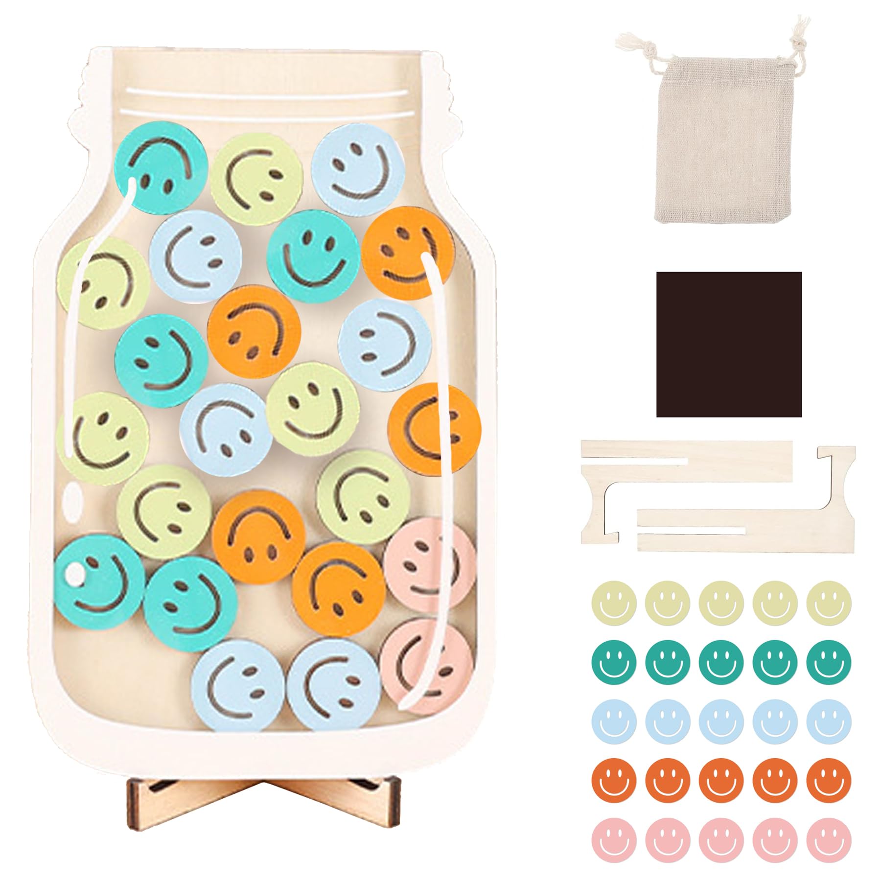 Amazon.com : Smiley Face Star Jar Reward System Personalized Reward Jar ...