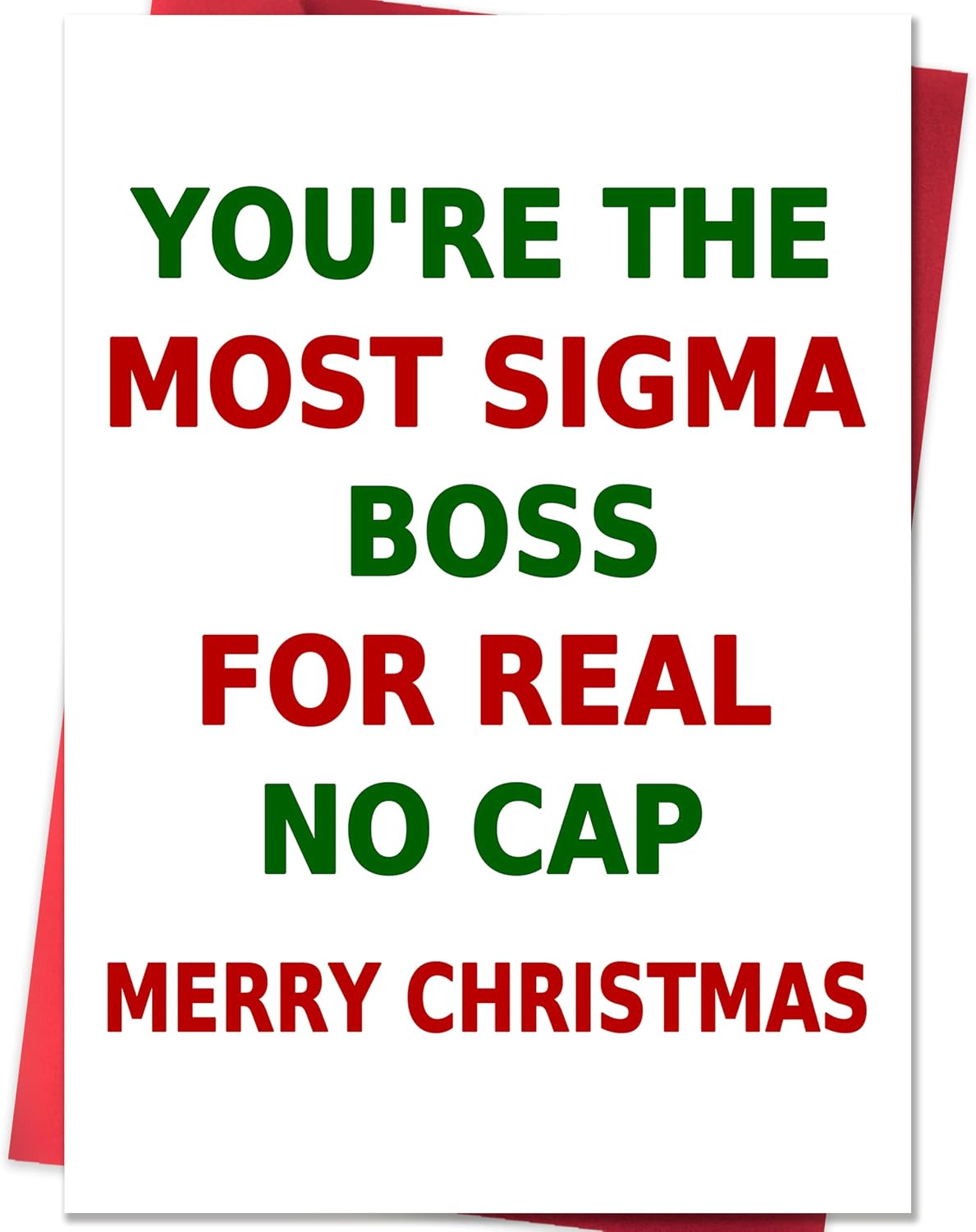 Amazon.com: Smithtuy Funny Christmas Card for Boss,Boss Christmas Gifts ...